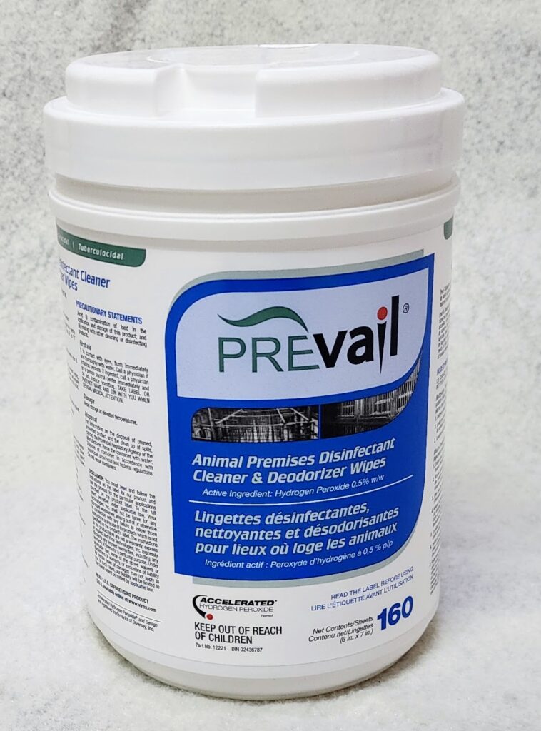Prevail Disinfectant Wipes - Pullets Plus