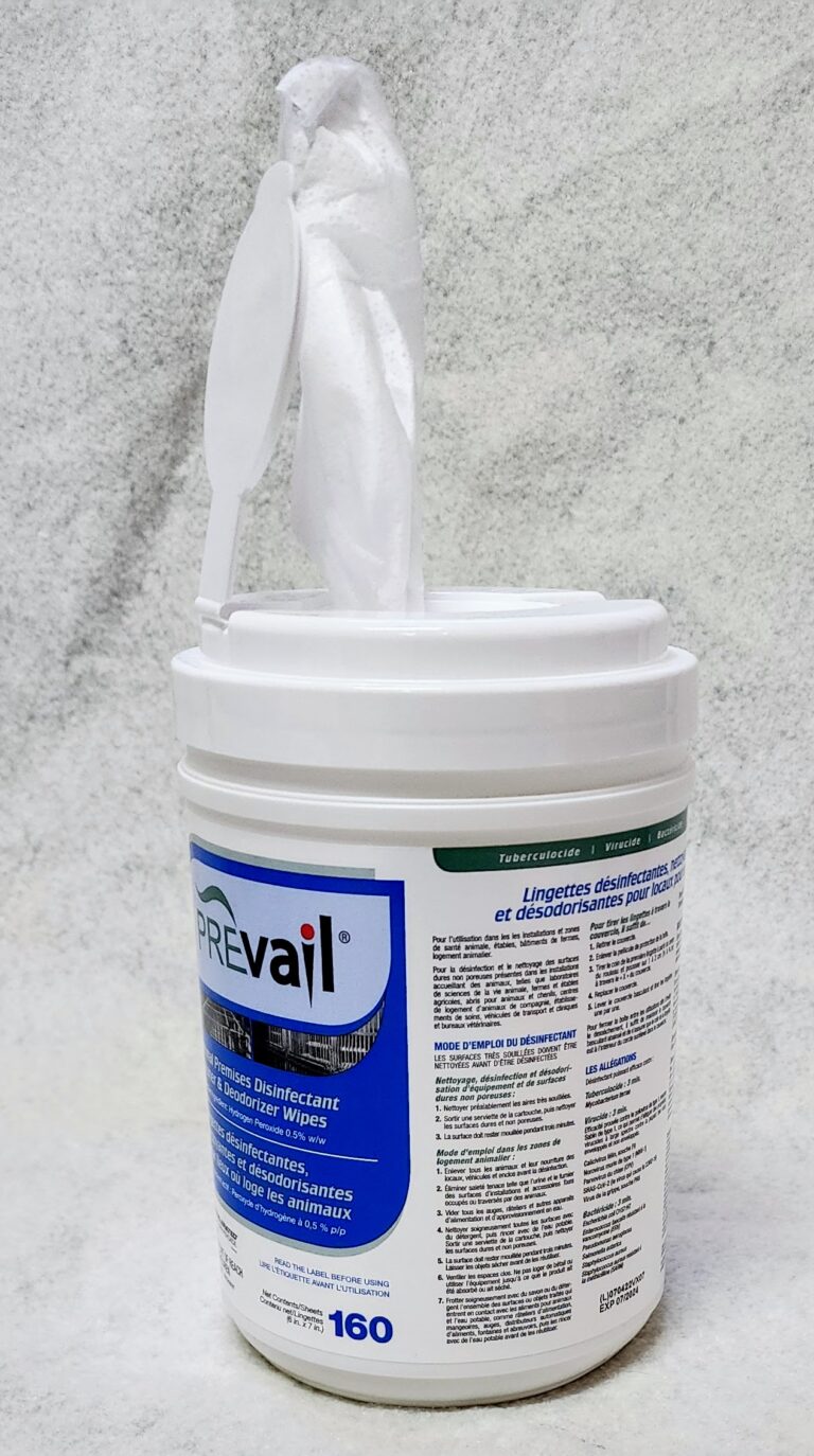 Prevail Disinfectant Wipes - Pullets Plus