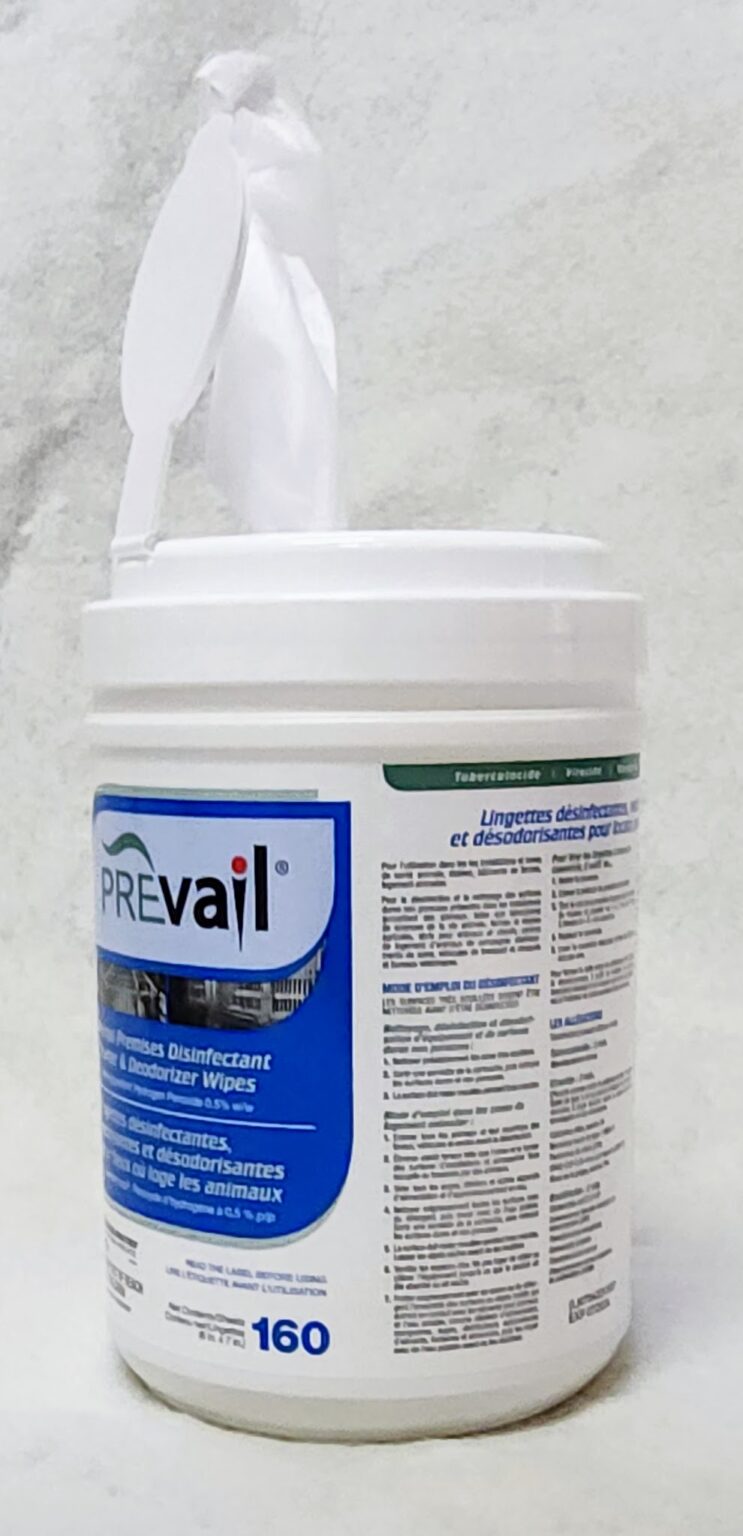 Prevail Disinfectant Wipes - Pullets Plus